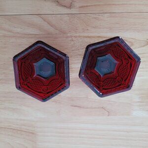 Avon | Accents | Avon Cape Cod Collection Ruby Red Glass | Poshmark